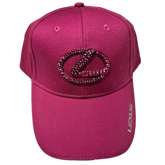 lexus | Accessories | Lexus Swarovski Crystals 3d Logo Pink Hat | Poshmark